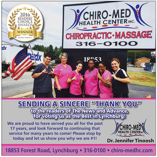 Why Us? - Chiro-Med Health Center - Lynchburg VA